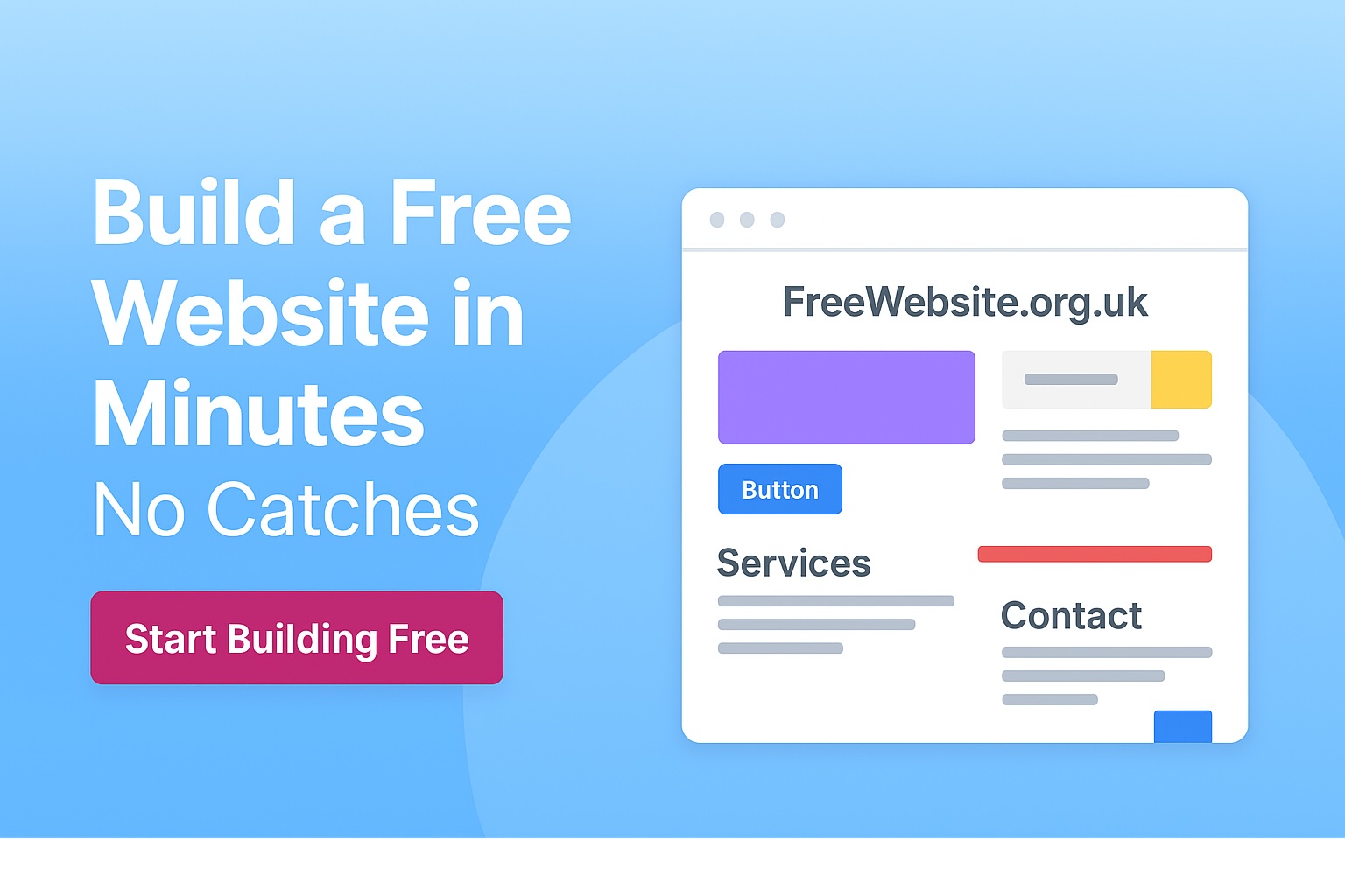 FreeWebsite.org.uk: Build a Free Website in Minutes (No Ads, No Catch ...
